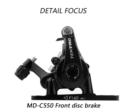 Tektro MD-C550 Road Bike Brake Flat Mount Disc Brake Cliper Double ...