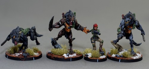 Antipode Assault Pack Pro Painted Tartary Army Ariadna infinity Corvus ...