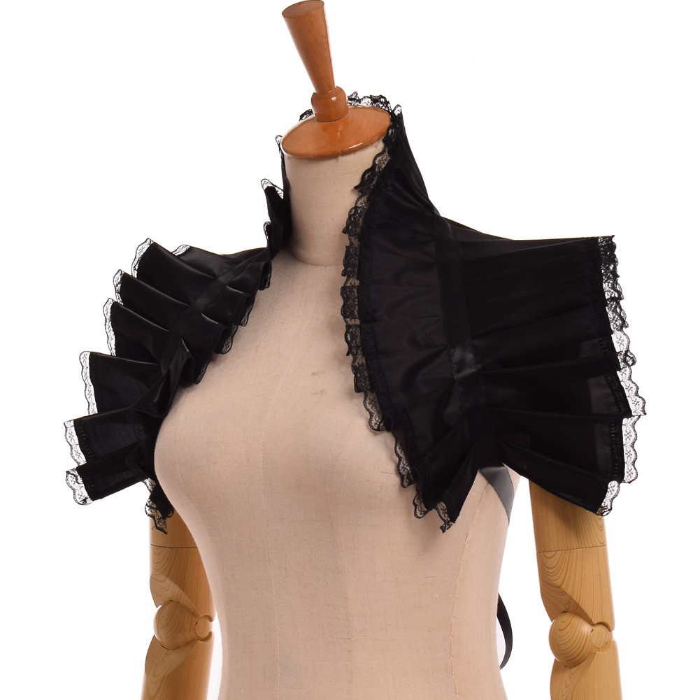 Steampunk Women Stand Shawl Choker Collar Jabot Collar Corset ...