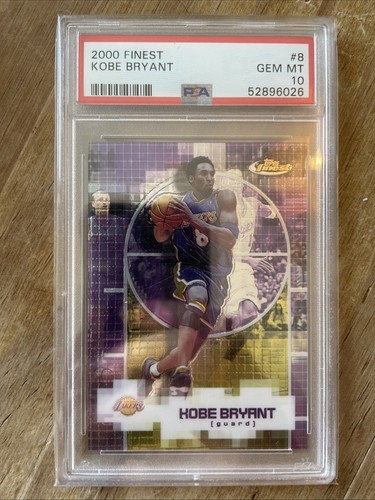 2000 TOPPS FINEST #8 KOBE BRYANT PSA 10 | eBay