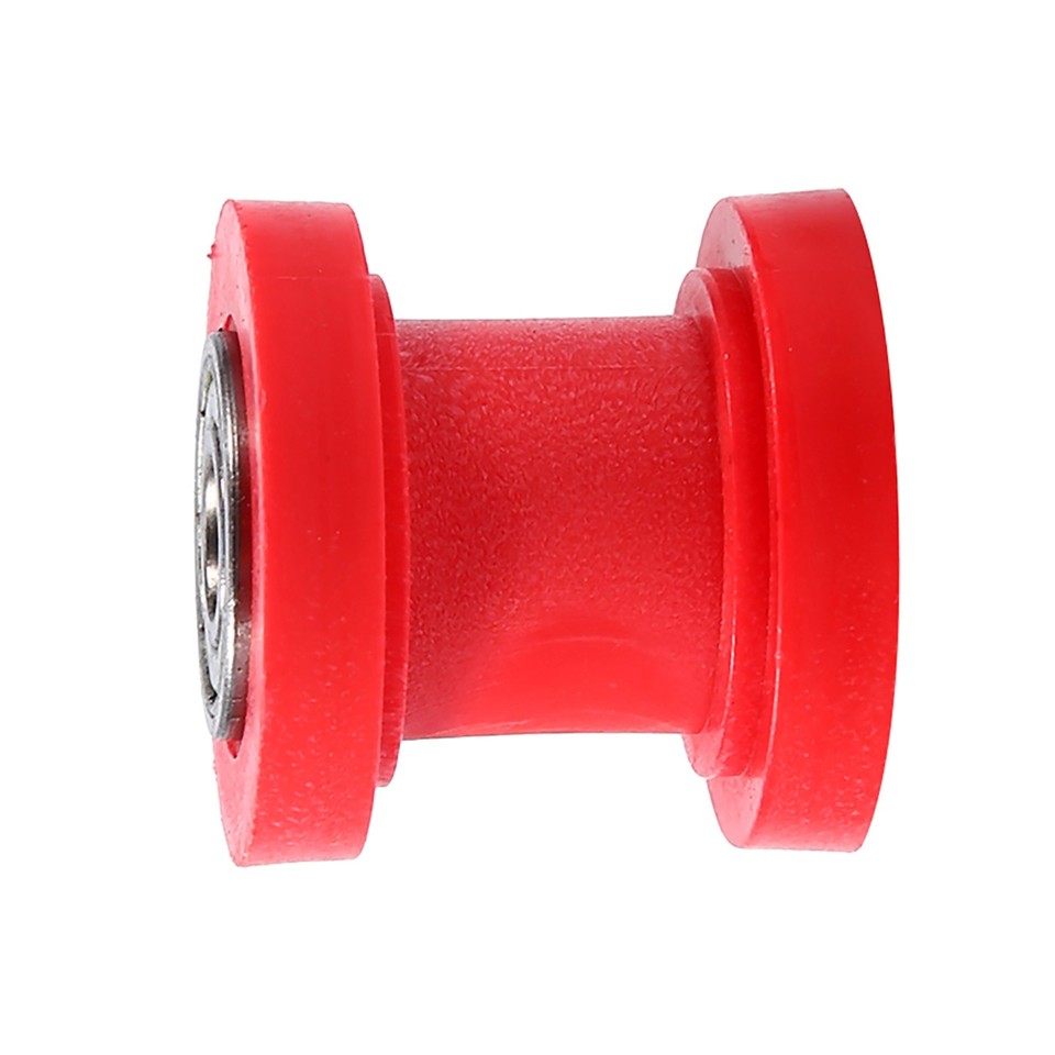 Red 8mm ID Chain Roller Tensioner Guide Wheel Chinese Dirtbike Pit Bike ...