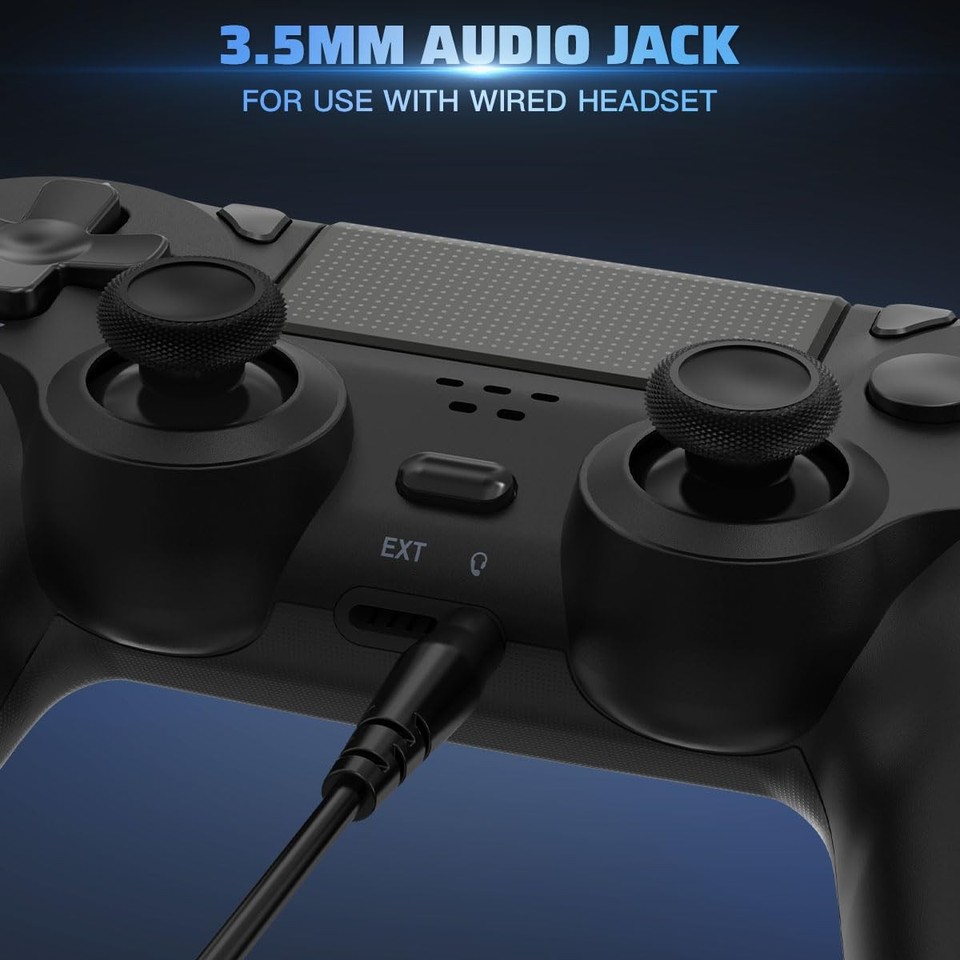 Wireless Controller Bluetooth Gamepad for PlayStation4 PS4 Pro/Slim/PC Black | eBay