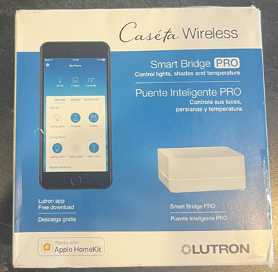 Lutron Caseta L-BDGPRO2-WH Smart Bridge Pro – White | eBay