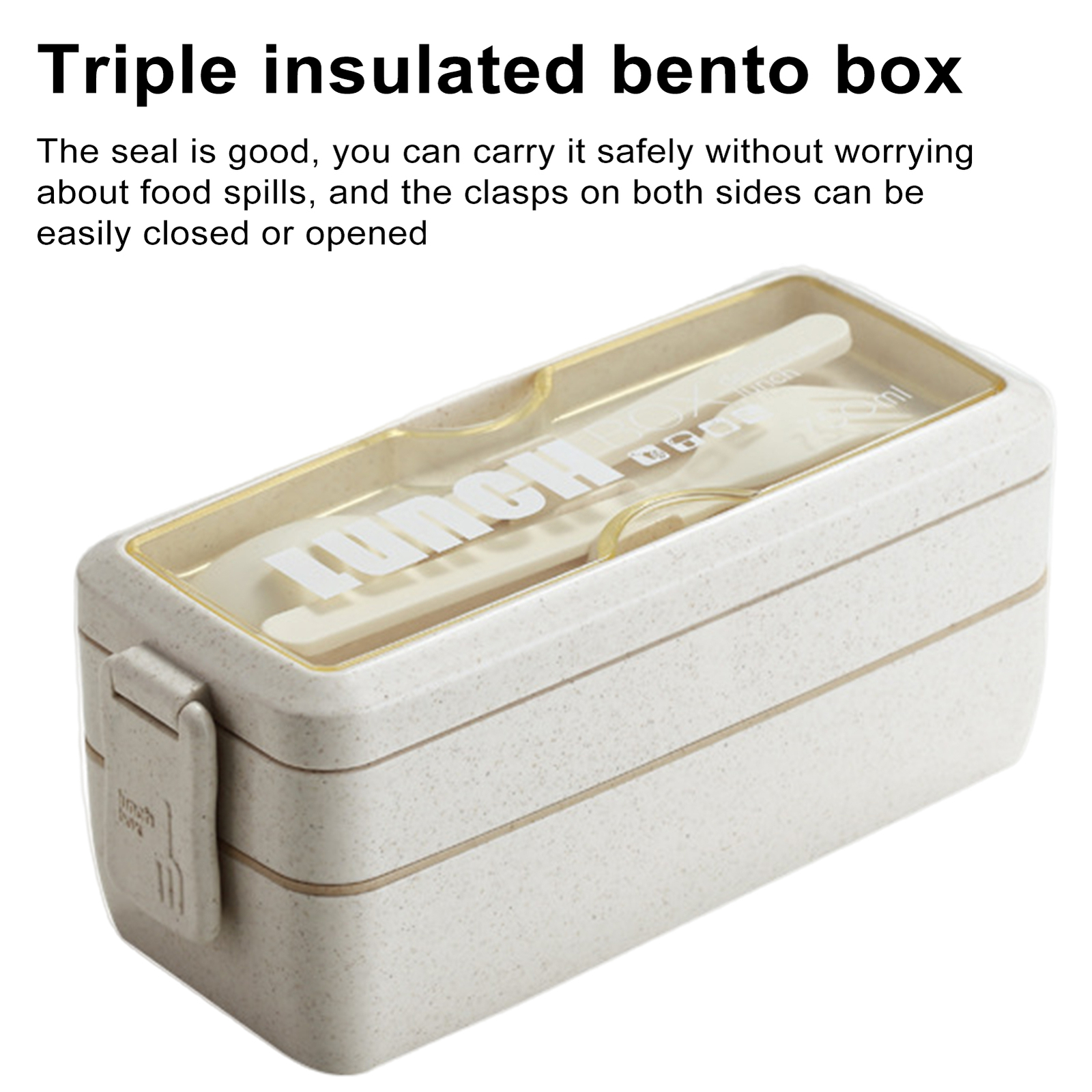 Lunch Case Lightweight Easy-to-carry Bento Box for Picnic School Office ...