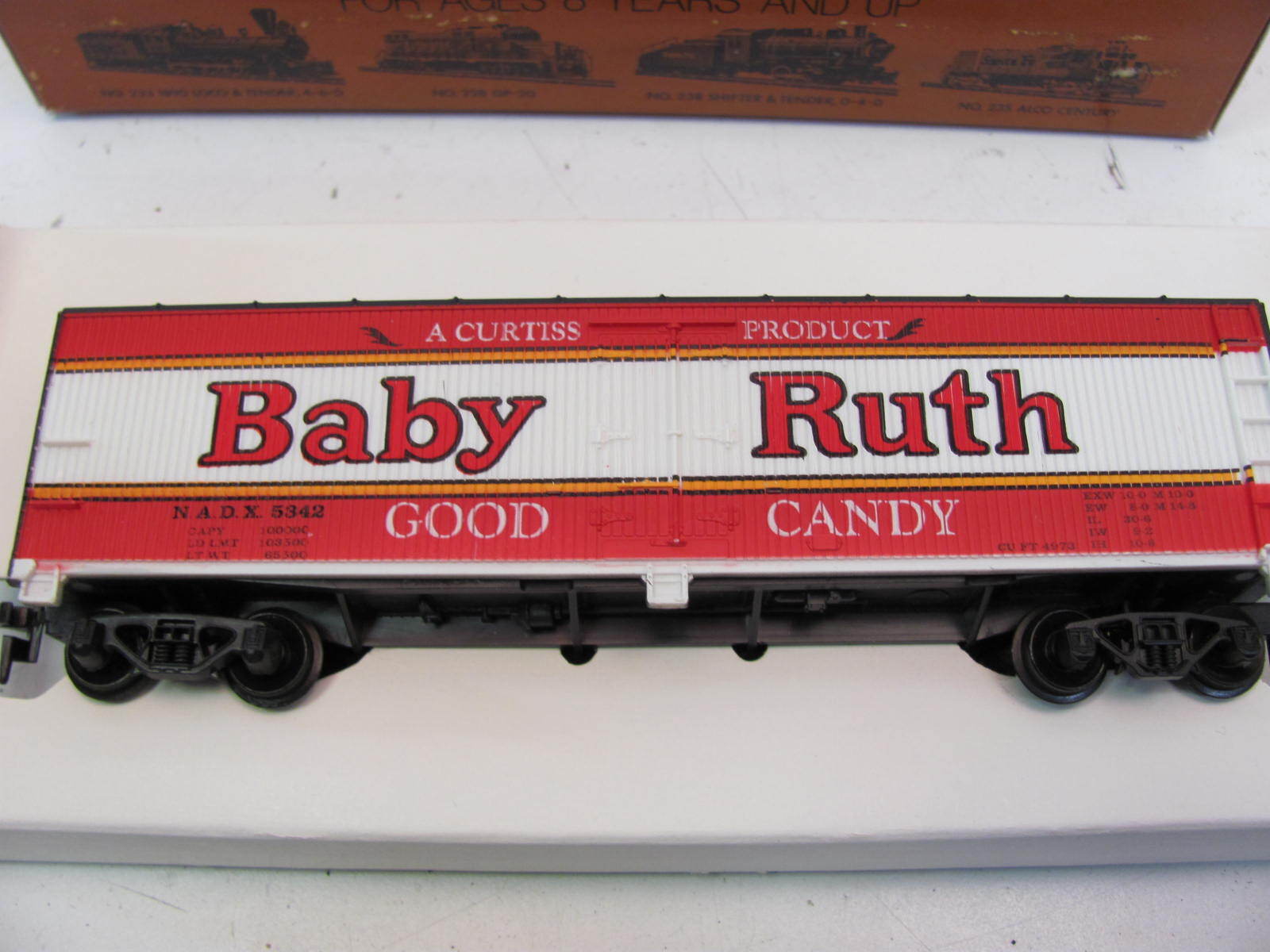 Tyco Baby Ruth Billboard Box Car HO Scale 355C | eBay