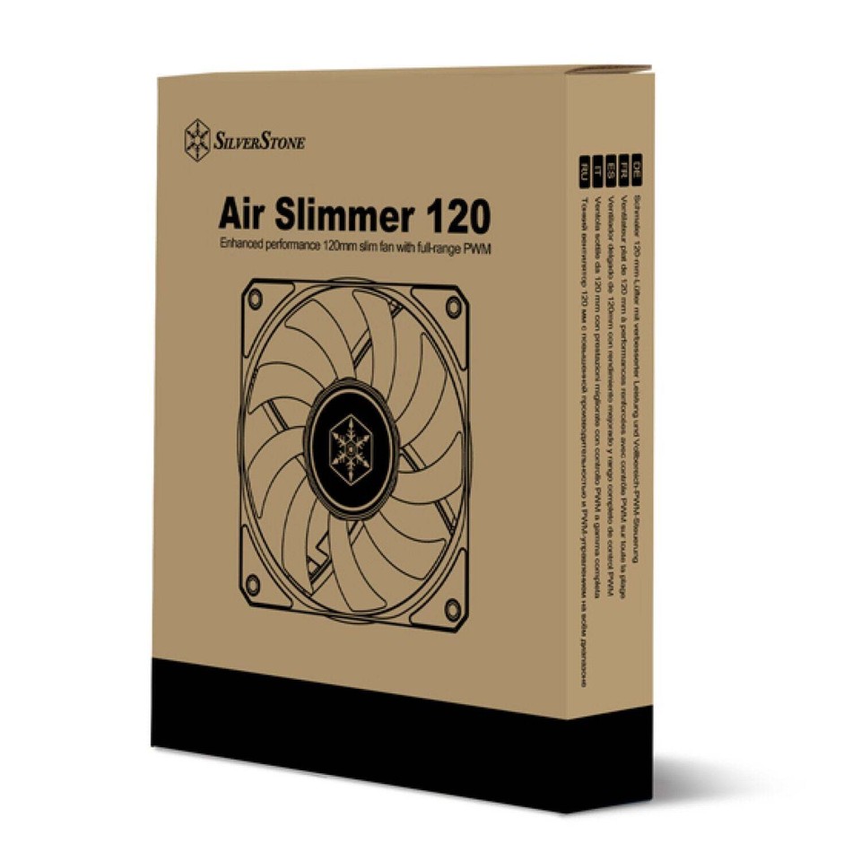 SilverStone AS120B Air Slimmer Enhanced Performance 120mm Slim Fan | eBay