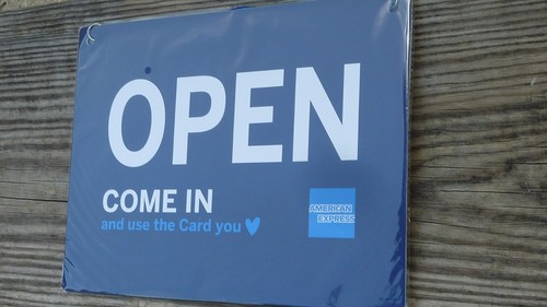 NEW! Open and Closed Sign AmEx American Express 11" x 8.5" | eBay