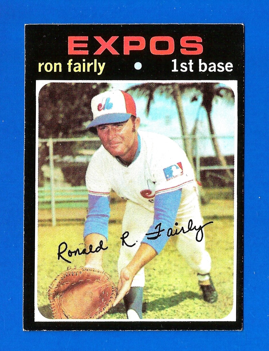 1971 Topps BASEBALL SET BREAK #315 RON FAIRLY MONTREAL EXPOS (JP1) | eBay