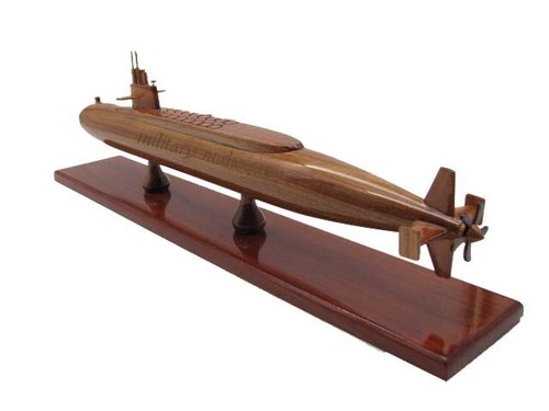 USS Ben Franklin Class SSBN-640 FBM Navy Nuclear Submarine Sub Wood ...