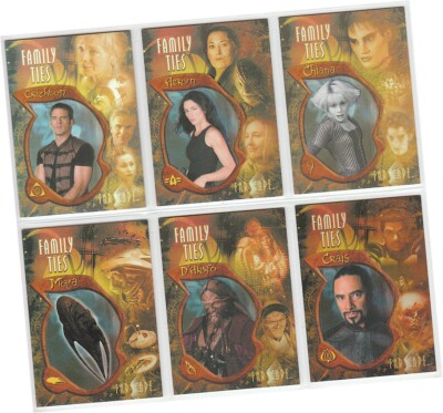 Farscape Season 3 (Three) - 6 Card "Family Ties" Chase Set F1-6 - 2002 ...