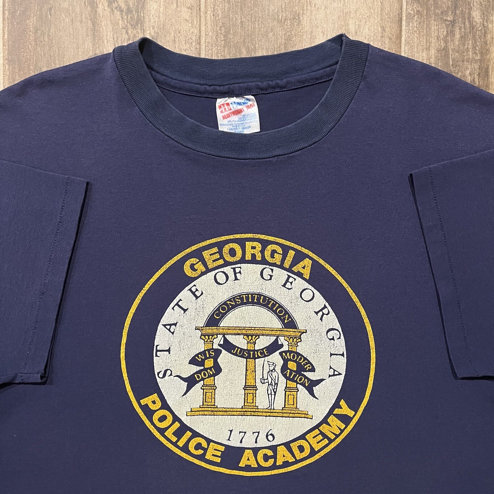 Vintage Made In USA Mid 90s State Of Georgia Police A… - Gem
