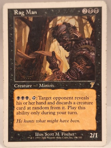 Rag Man - Seventh 7th Edition - Magic the Gathering MTG | eBay