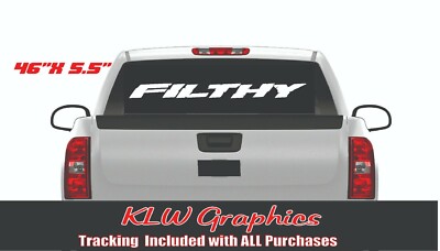 Filthy Decal Sticker Fast Turbo Diesel Truck 4X4 Offroad JK JL Mud ...