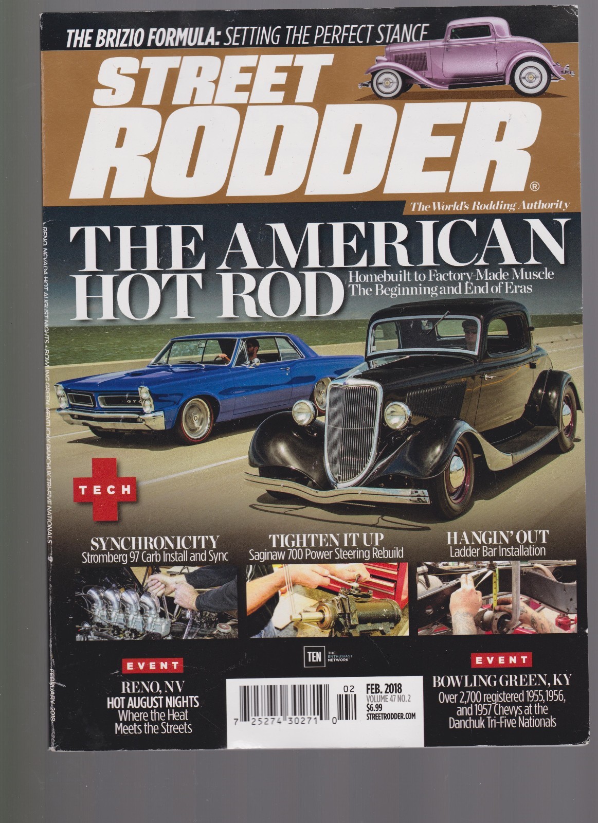 STREET RODDER MAGAZINE THE AMERICAN HOT ROD VOL 47 NO 2 2018 | eBay