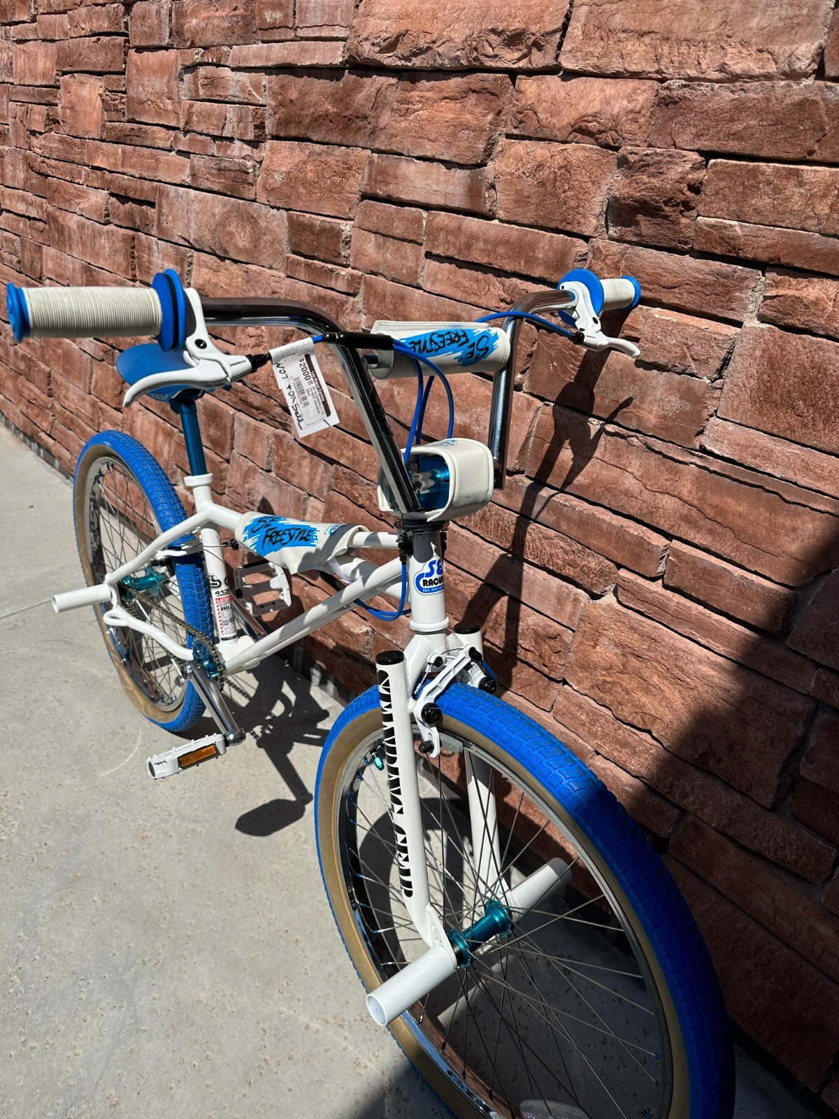 SE Racing White Quadangle 24" BMX Bike replica 2016 White/Blue ...