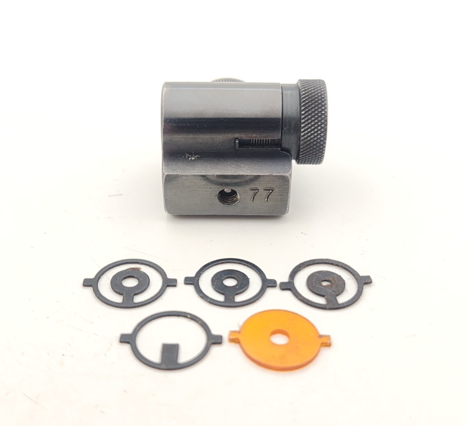 Vintage Lyman 77 R? Front Globe Sight w/Seven (7) Inserts | eBay