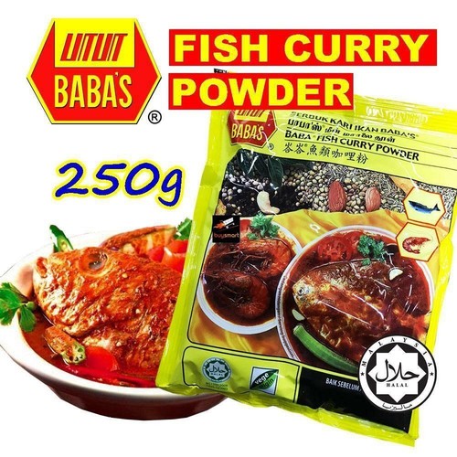 BABA'S Fish Prawn Curry Powder 250g Malaysia Ready Stock | eBay