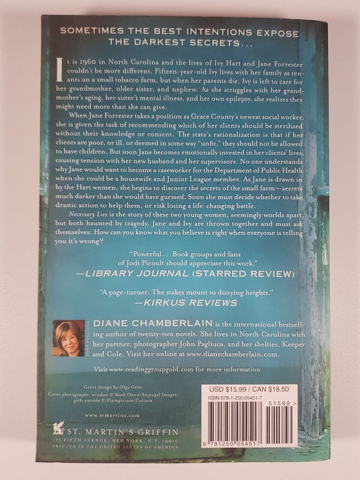 Necessary Lies : A Novel by Diane Chamberlain (2014, Trade Paperback) 9781250054517| eBay