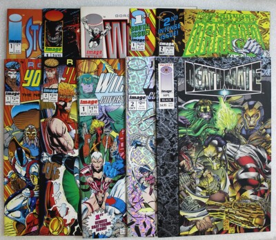 Image Assorted Comic Lot 90s Image Jim Lee Dale Keown Rob Liefeld 10 ...