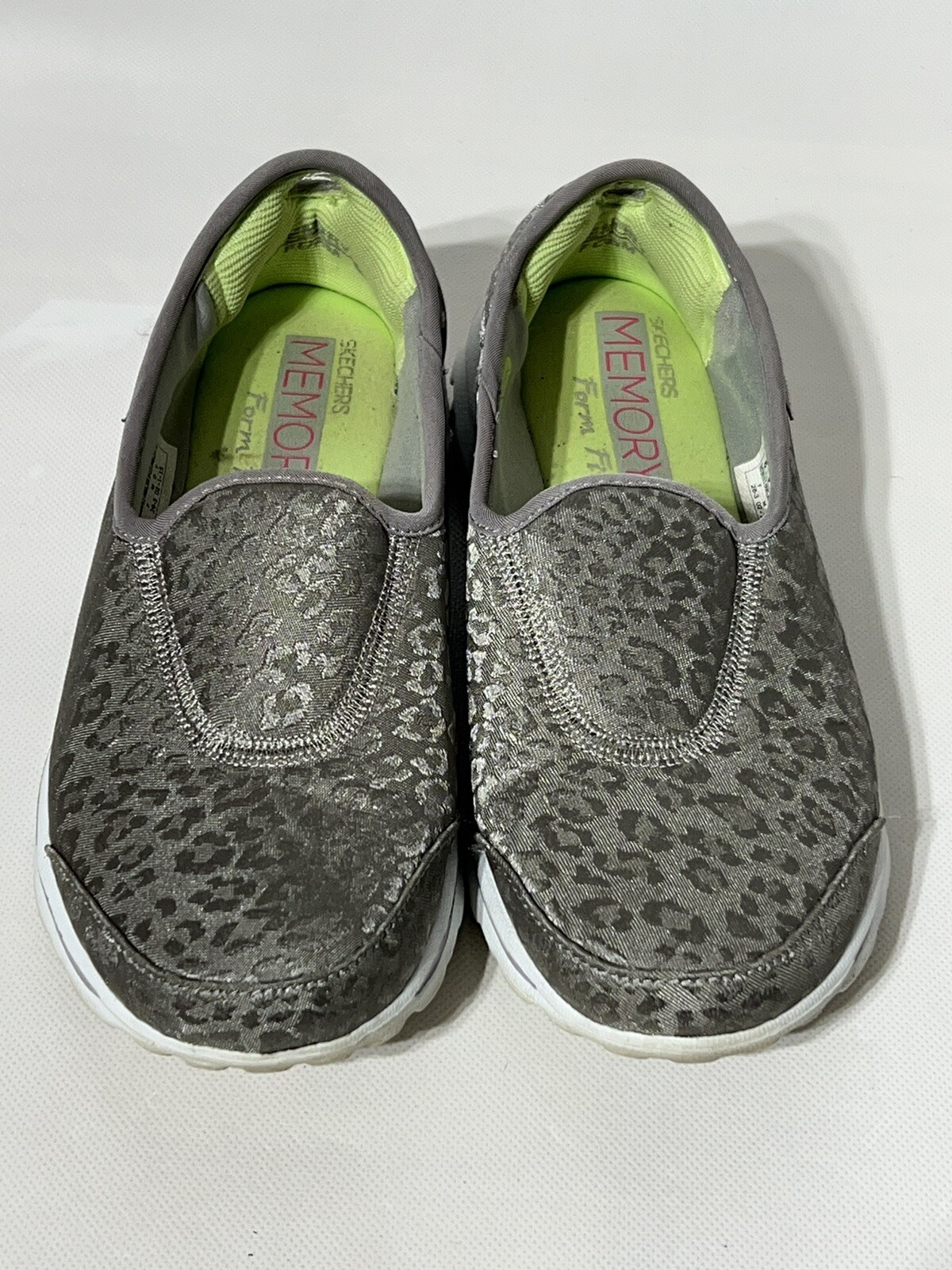 SKECHERS Memory Foam~FORM FIT~Leopard Print SLIP-ON s… - Gem
