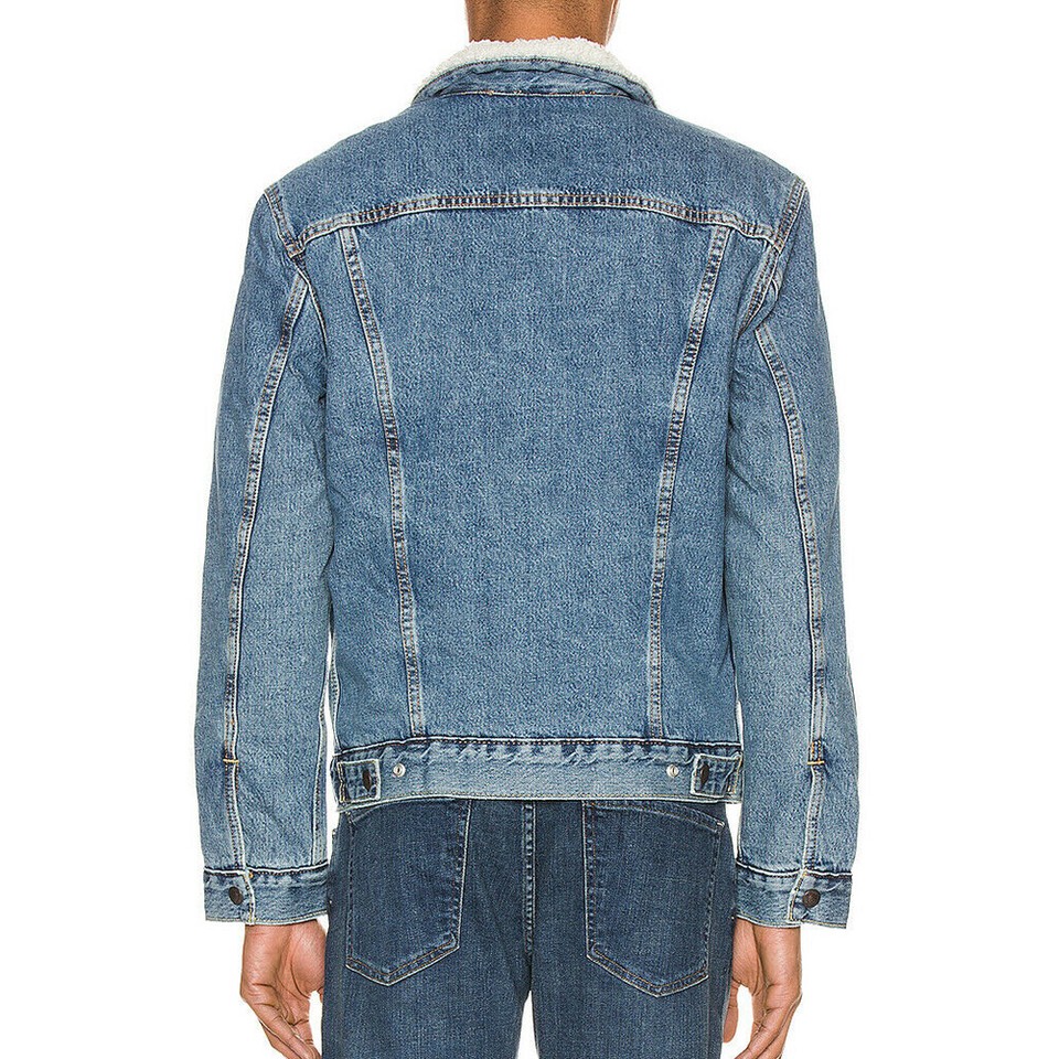 Levi's Men's Jacket Denim Sherpa Lined Insulated Trucker Denim Jacket ...