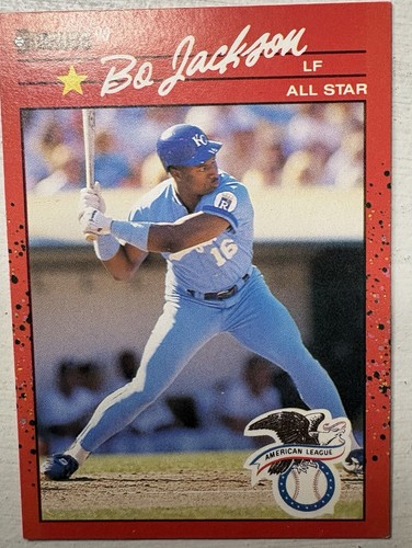 Bo Jackson Double Error Card Donruss 1990 | eBay