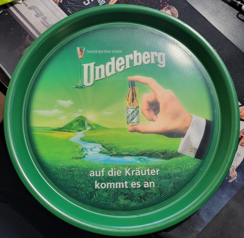 New Underberg German Original 14.5" x1.5" Vintage Serving tray ...