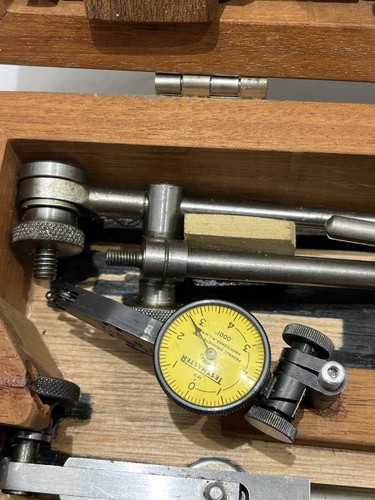 Box Of Vintage Dial Indicators Assorted With Wooden Protective Case | eBay