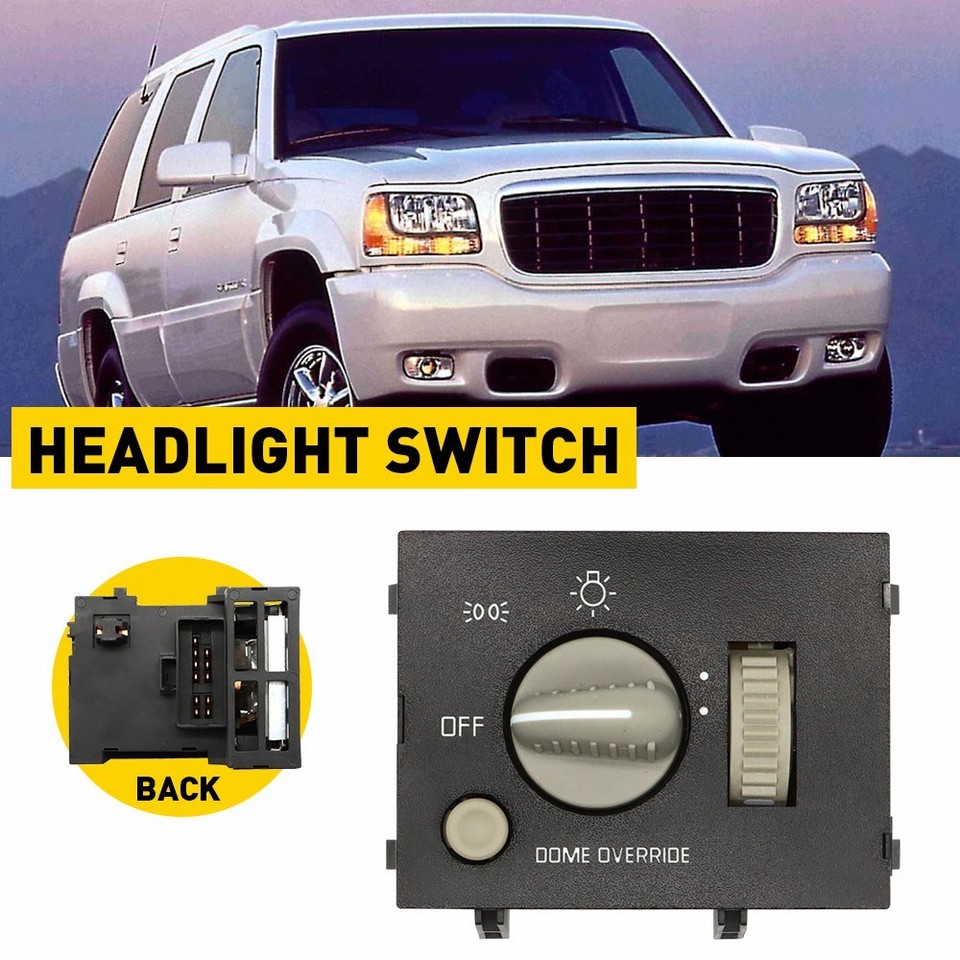 For 95-99 Chevy GMC Truck Headlight Parking Light Switch Dash Mounted ...
