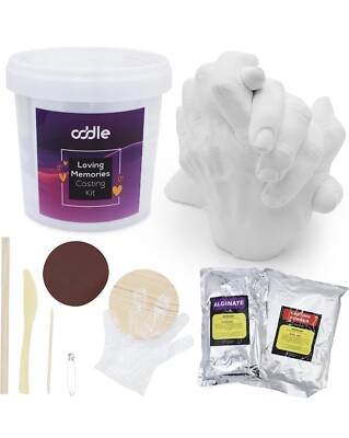 Loving Memories Hand Casting Kit - DIY Molding Kit with Bucket Testing ...