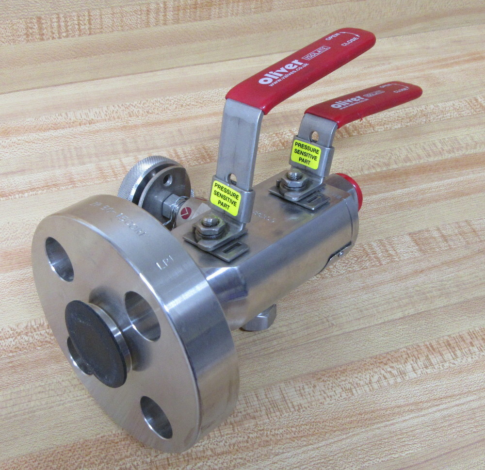 Oliver Valves DBBDSX501500RF50F50FPPFSHLNACEPK Double Block & Bleed ...