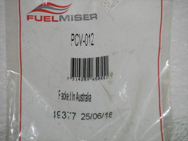 FUELMISER PCV VALVE ( PCV-012 ) SUITS VARIOUS TOYOTA MODELS | eBay