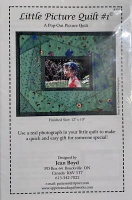 Picture Quilt Pattern Uses Real Photograph Picture | eBay