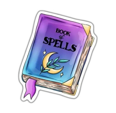 5 pc Planar Resin Hair Bow Flatback Halloween 1227009 Witch Spell Book ...