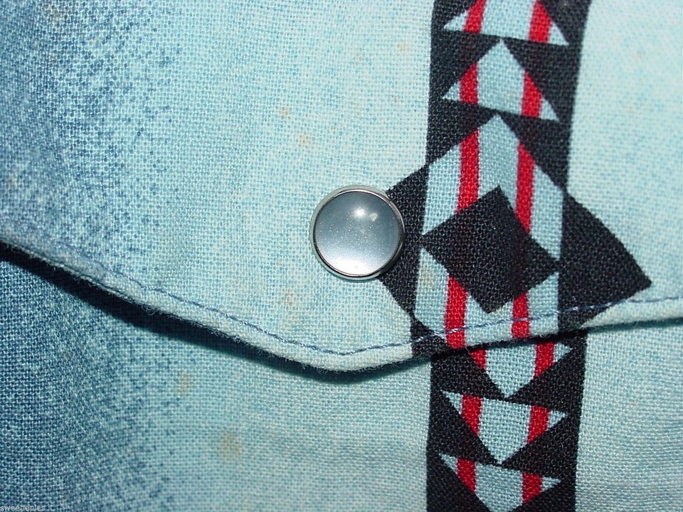 Shirt, Panhandle Slim, Western Cotton Aztec-Print Pearl-Snaps 17-17-1/2 ...