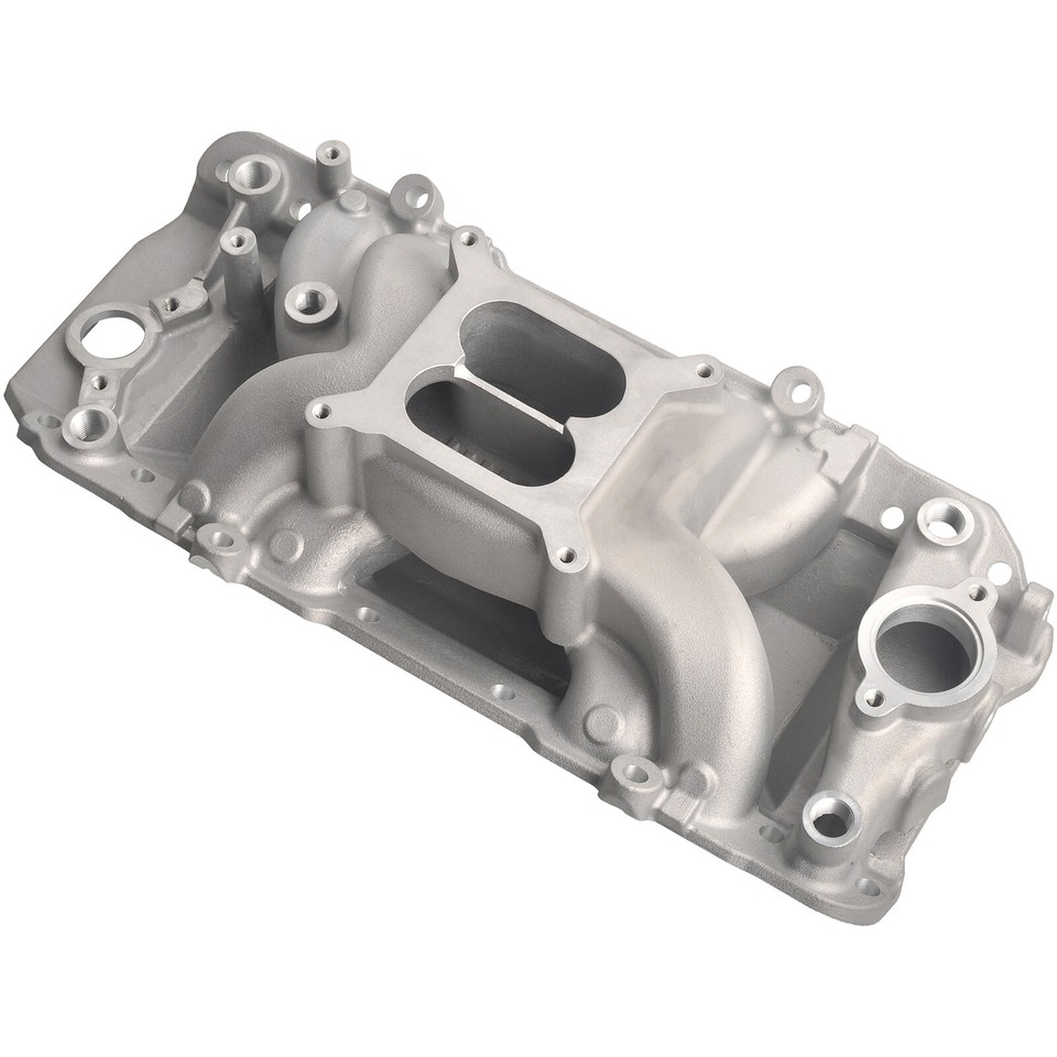 For BBC Chevy Chevrolet V8 396-502 Air Gap Dual Plane Aluminum Intake ...