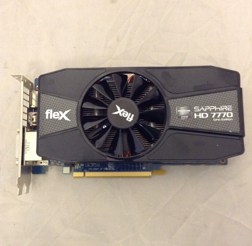 Sapphire Radeon AMD Flex HD 7770 GHz Edition 1GB GDDR5 Graphics Card ...