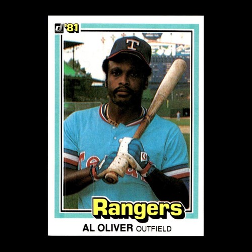 Al Oliver 1981 Donruss Rookie Texas Rangers #387 NM+ Vintage! | eBay