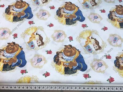 LC1377 Disney Belle And The Beast Toss Woven Cotton | eBay
