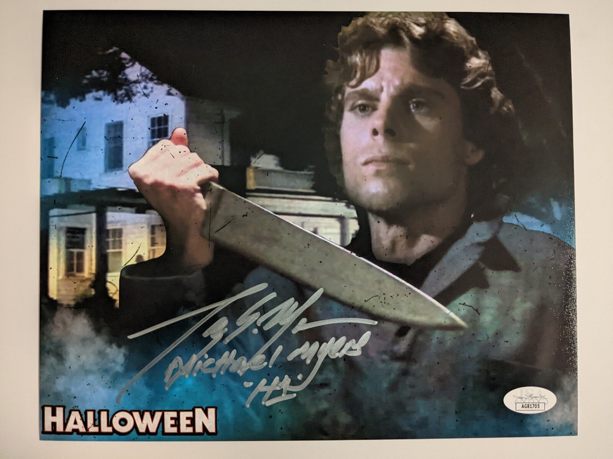 Tony Moran Et Michael Myers Halloween Michael Myers 5x Hand Signed