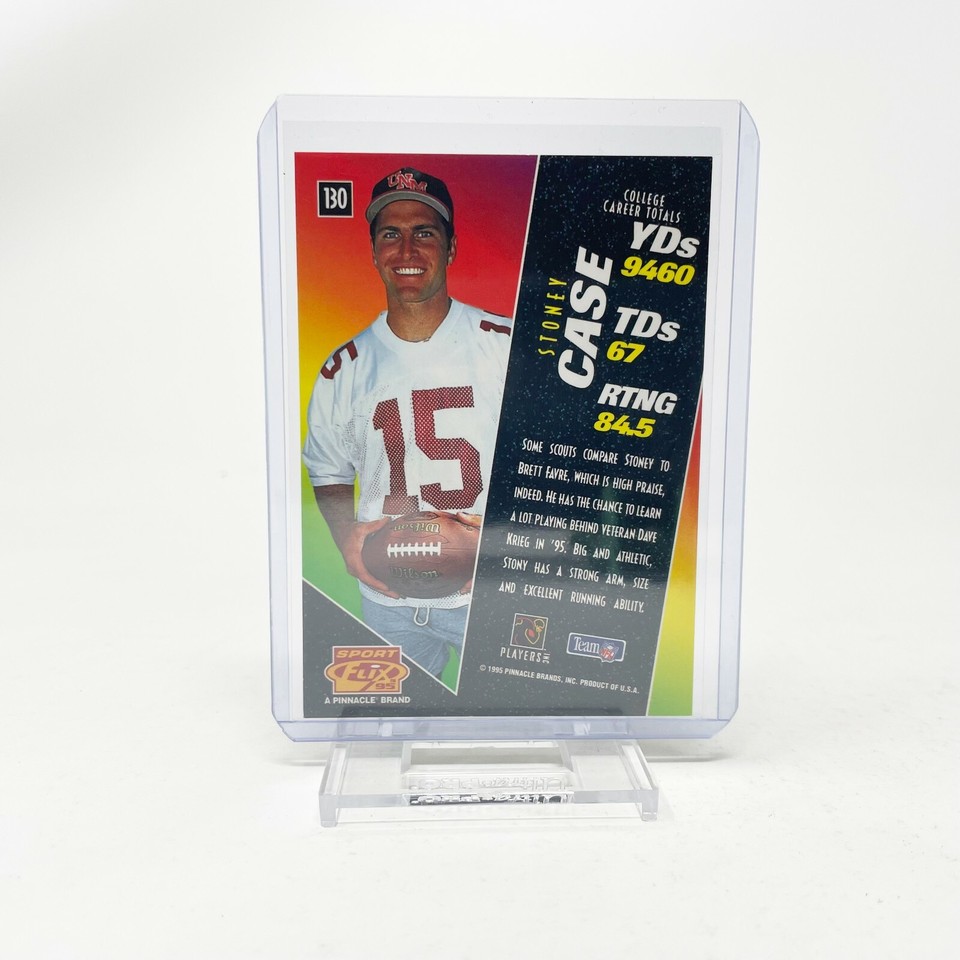 Stoney Case Rookie - 1995 Pinnacle Sports Flix - Arizona Cardinals | eBay
