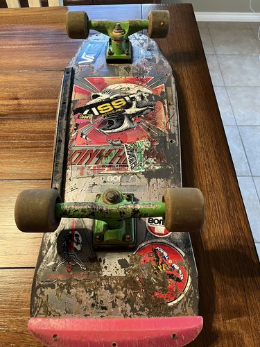 Powell Peralta Skateboard Tony Hawk 1983 Gull Wing Trucks OJ 2 Wheels ...