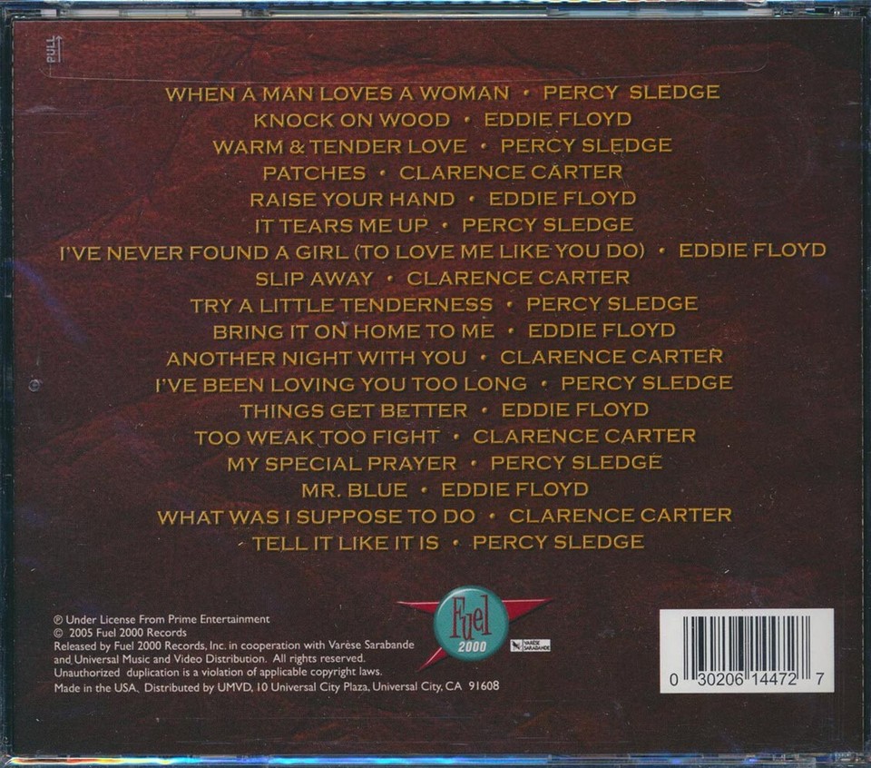 CD Percy Sledge, Eddie Floyd, Clarence Carter - The Soul Troubadors | eBay