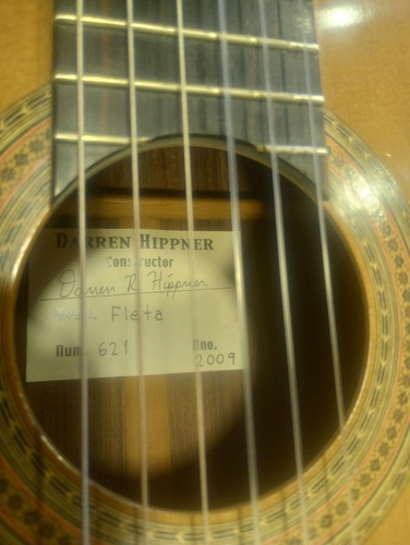 Darren Hippner 2009, cedar/ Indian rosewood, Fleta tribute | eBay
