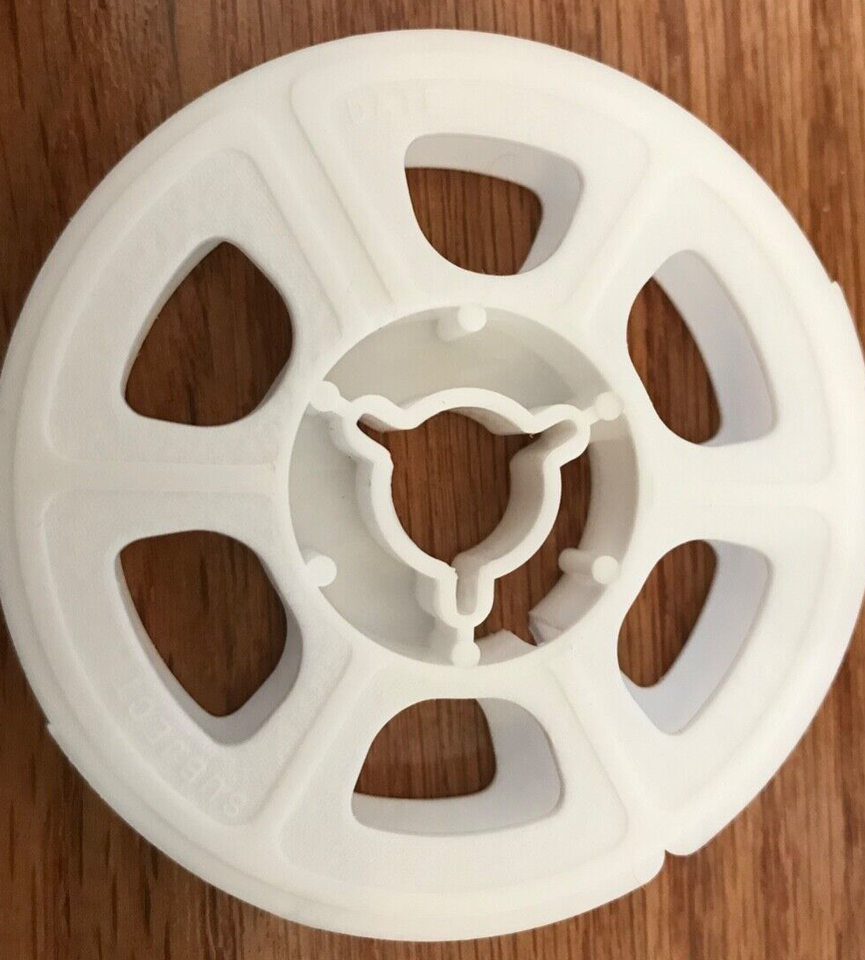 SUPER-8 50 ft. White Plastic Movie Film Reels - BRAND NEW 6-Reel Pack ...