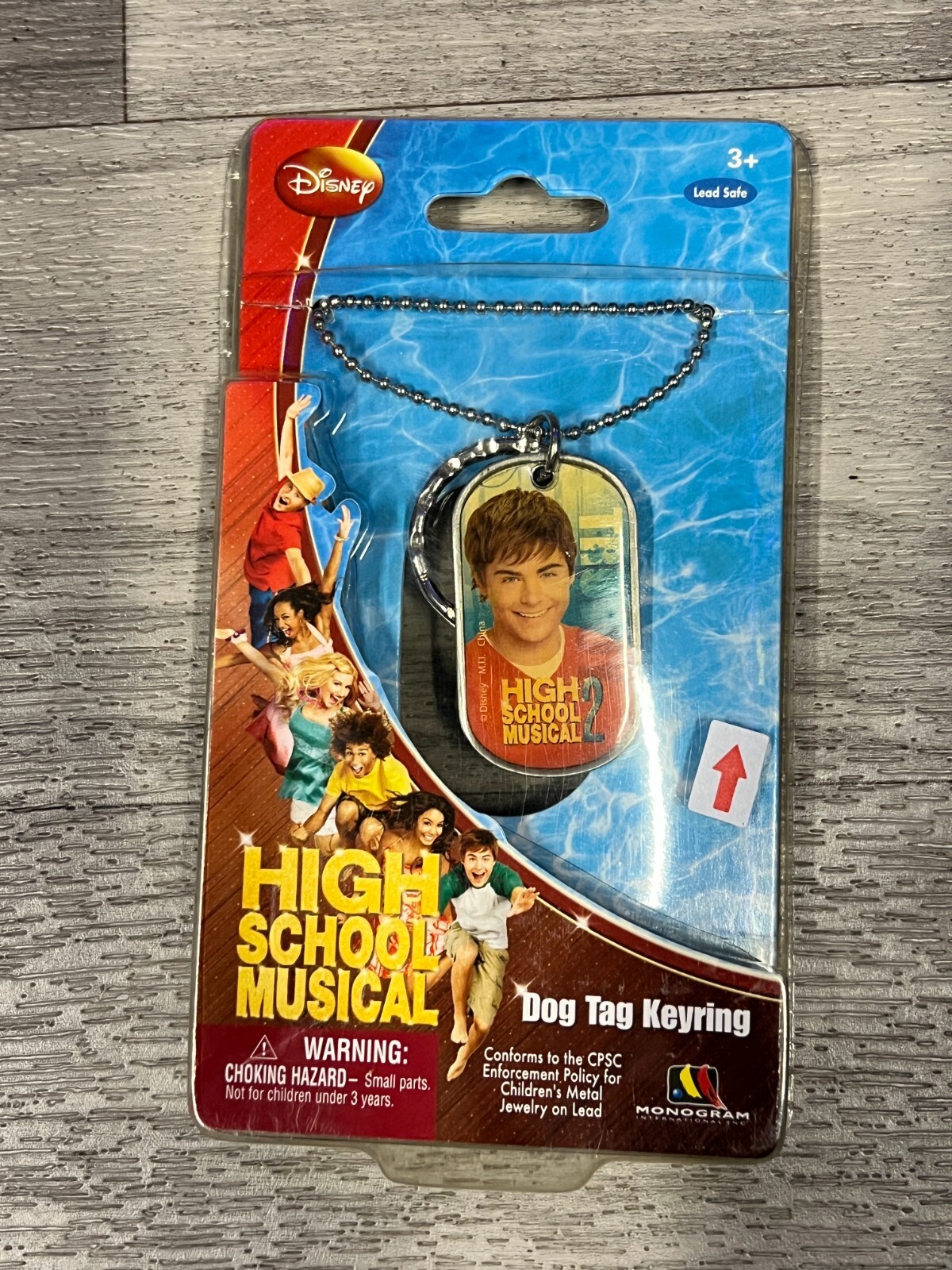 High School Musical Dog tag necklace Keyring of Zac Efron From Disney ...