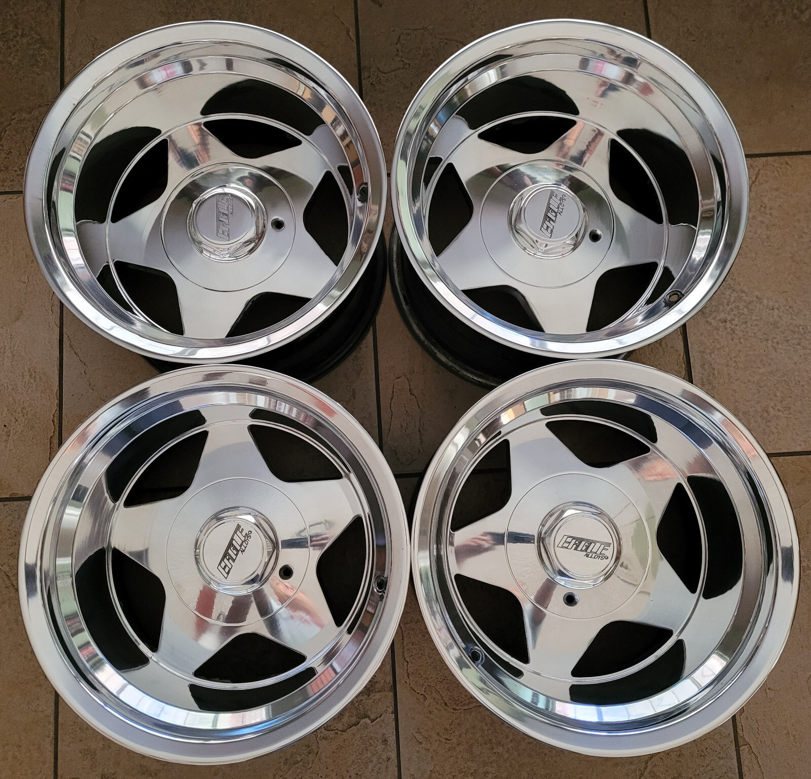 15x10 Mag Eagle Alloy Star Wheel | 5x4.5 5x4.75 | Chevy Ford | Boyd ...