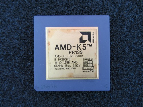 AMD K5 PR133 AMD-K5-PR133ABR 5k86 100 MHz SPGA321 Sockel 5 Sockel 7 ...