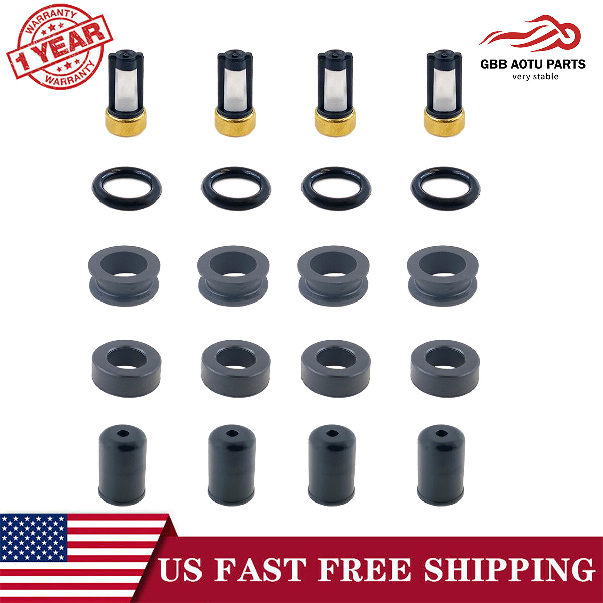 Seal O-Ring Filter & Pintle Rebuild Kit for Mazda FC 13B Rotary 195500 ...
