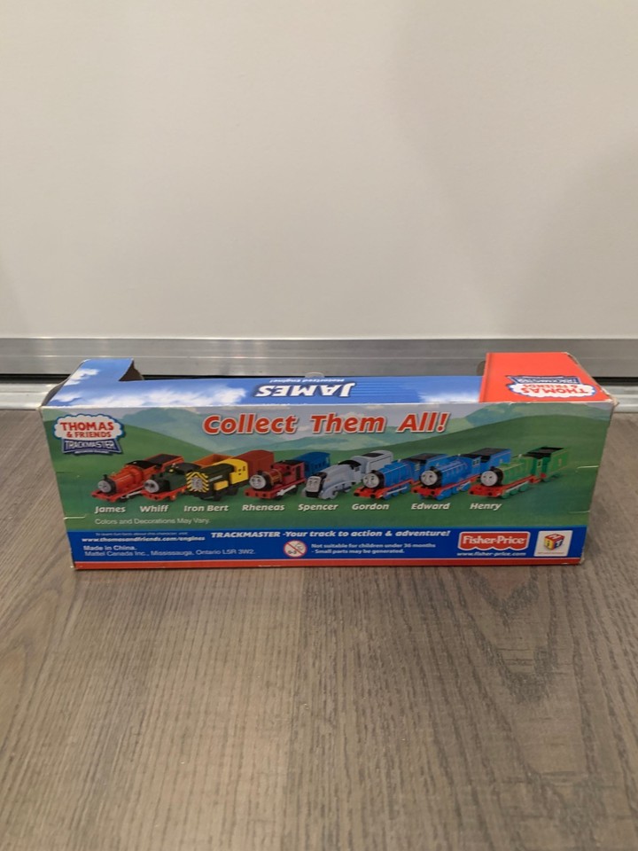 2009 Fisher Price Thomas And Friends Trackmaster James New Box Has Wear ...